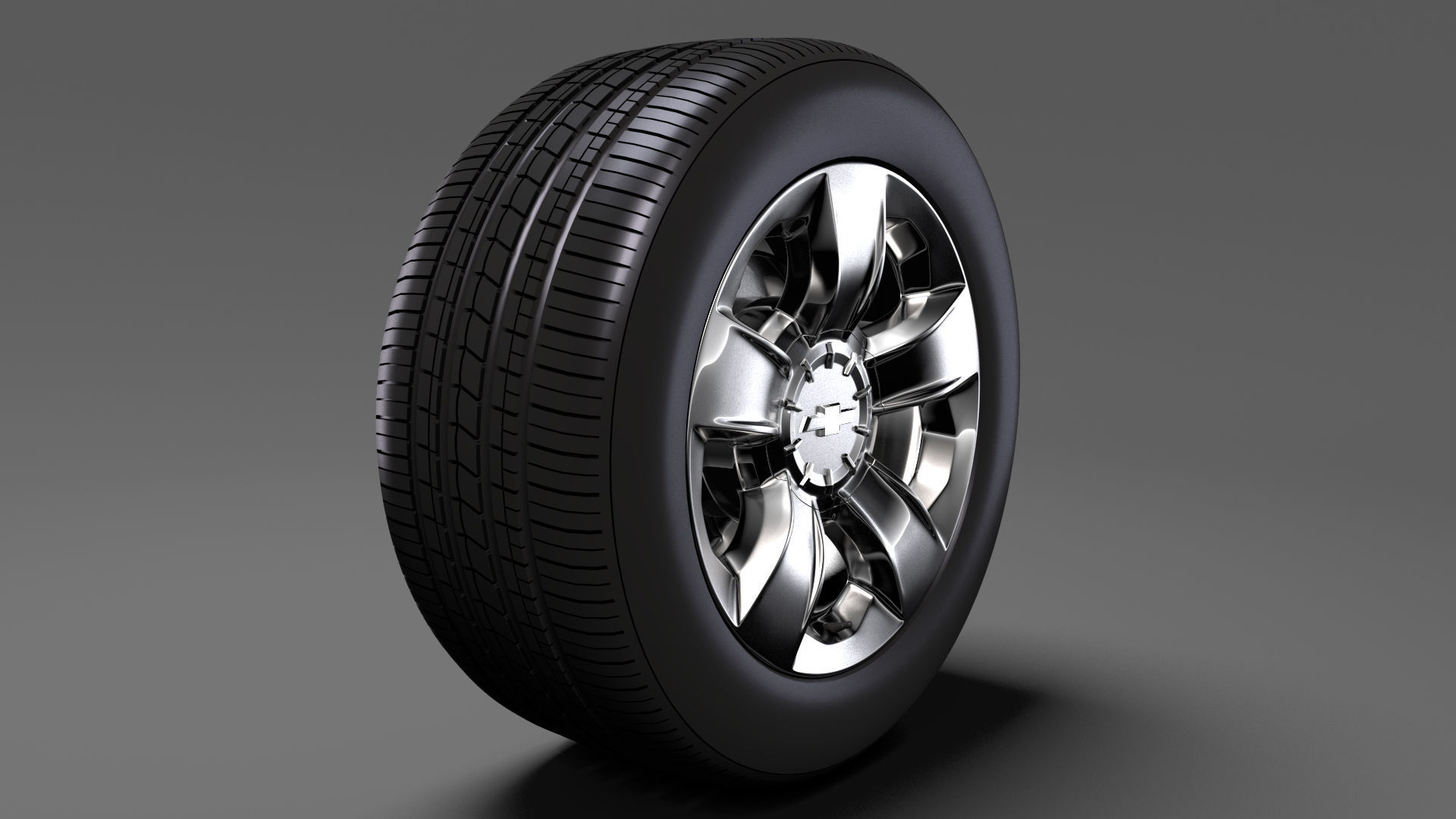 Chevrolet Silverado LTZ Z71 wheel 2017 3D model | CGTrader
