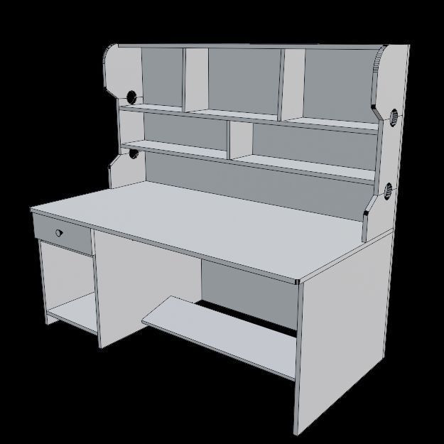 modern reading table 3D model | CGTrader