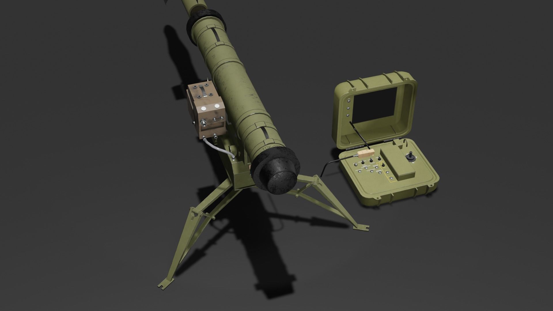 3D model Stugna-P ATGM VR / AR / low-poly | CGTrader