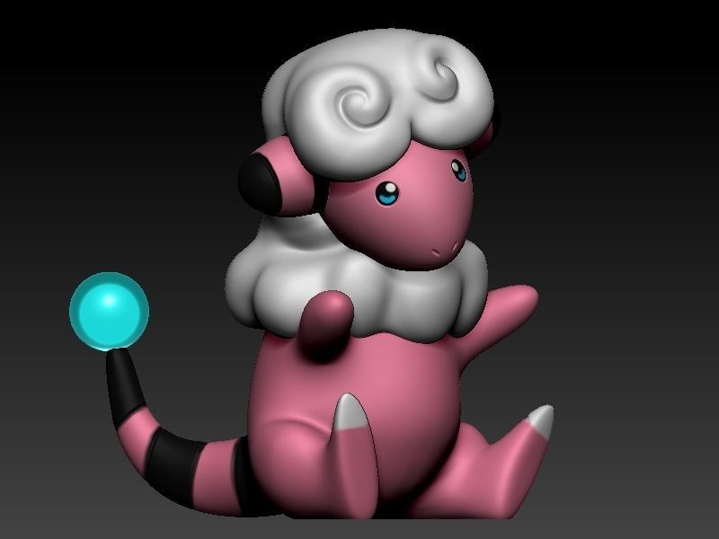 Pokemon mareep evolution pack 3D model 3D printable | CGTrader