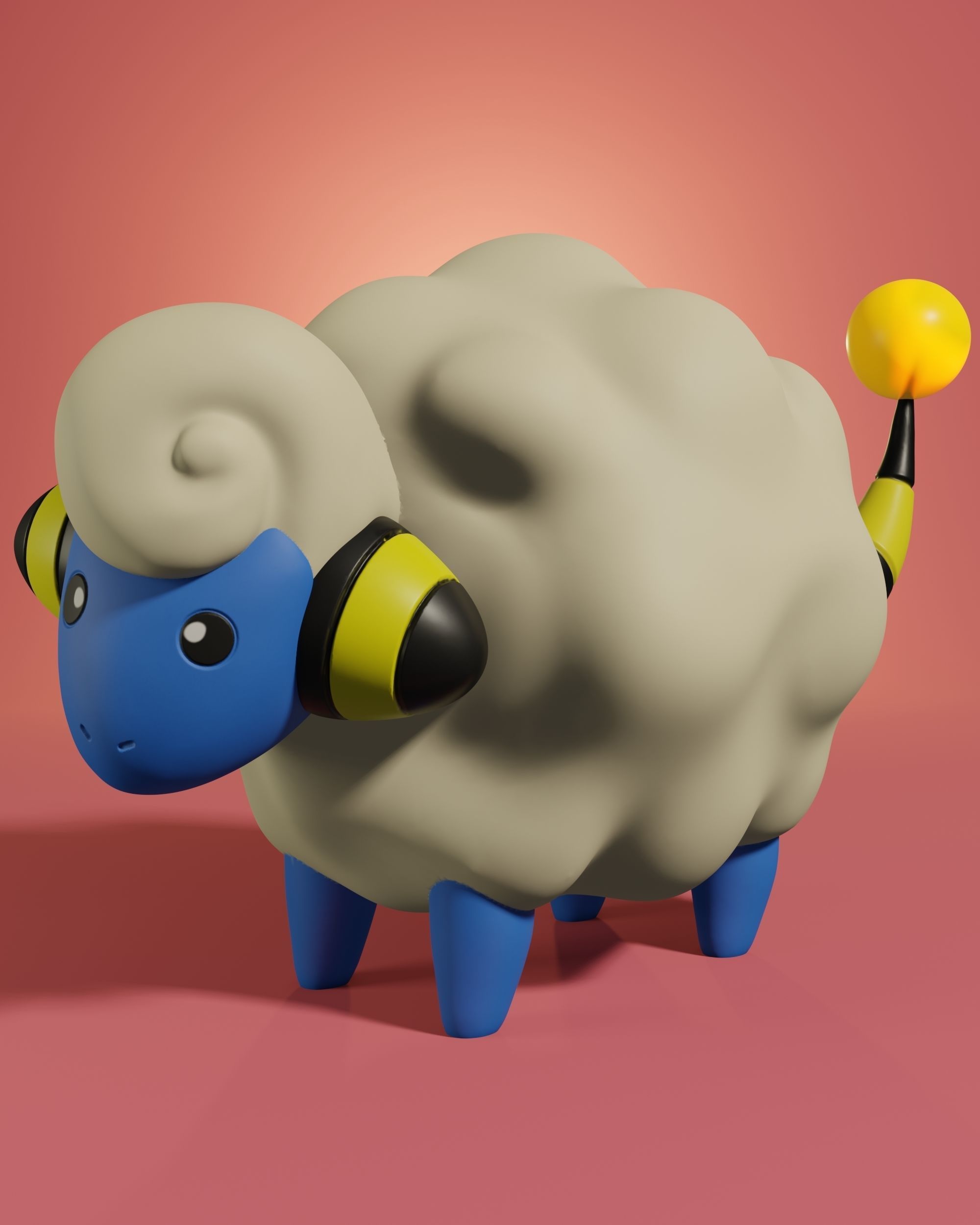 Pokemon mareep evolution pack 3D model 3D printable | CGTrader
