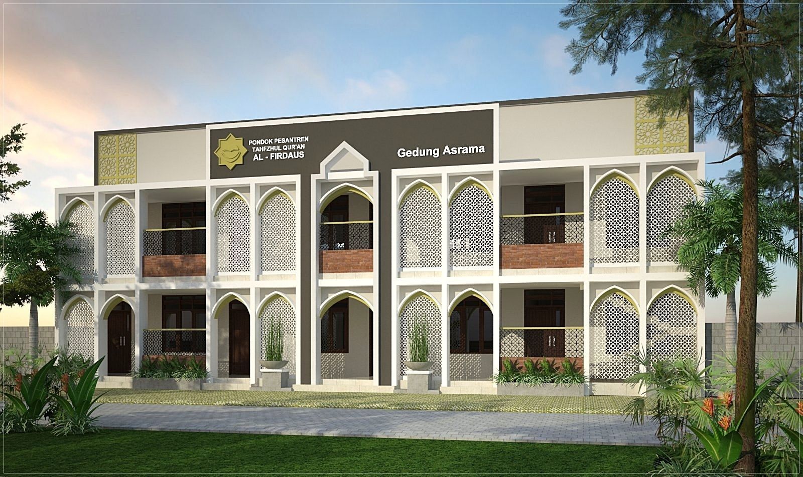 3D model dormitory building VR / AR / low-poly | CGTrader