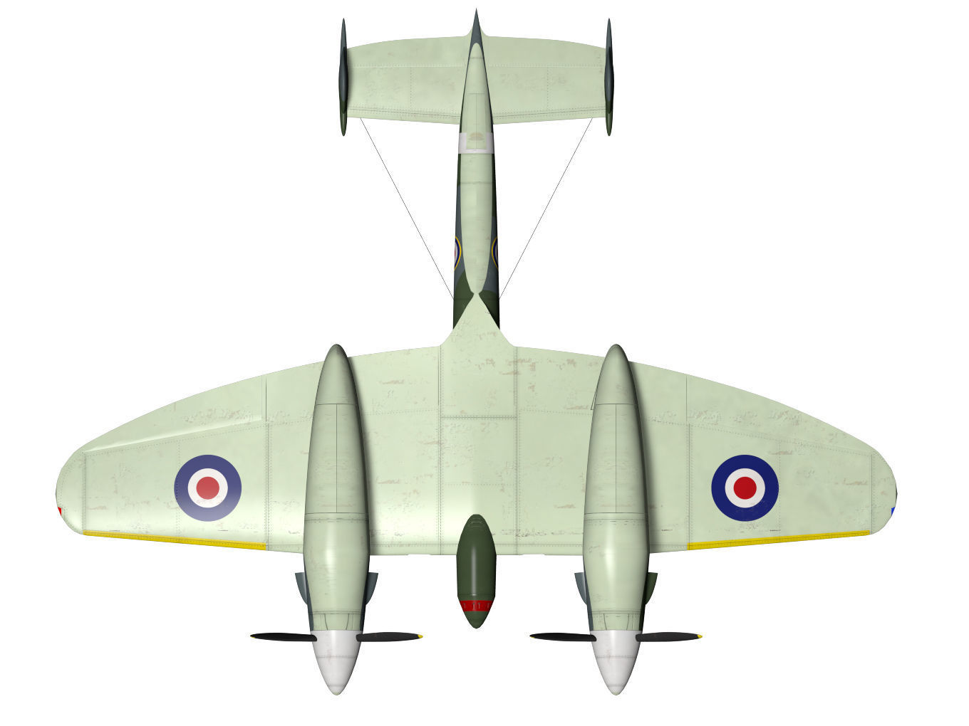 Miles M22 3D model | CGTrader