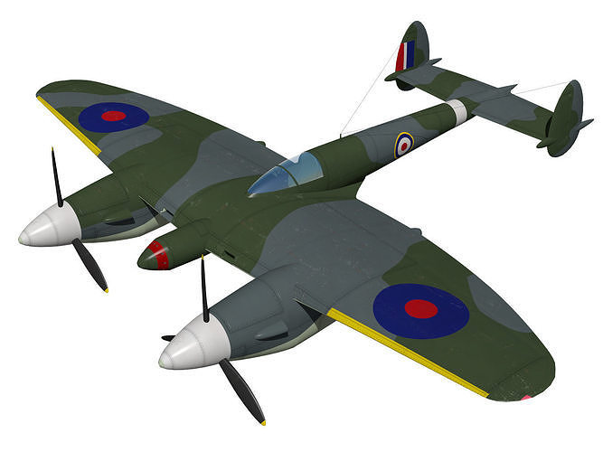 Miles M22 3D model | CGTrader