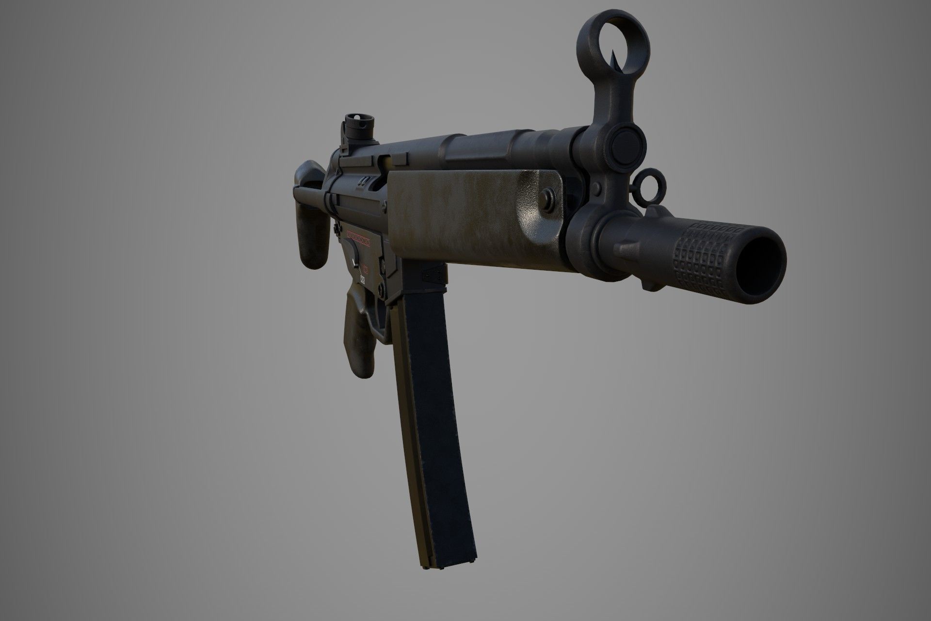 3D model Mp5 Rifle VR / AR / low-poly | CGTrader