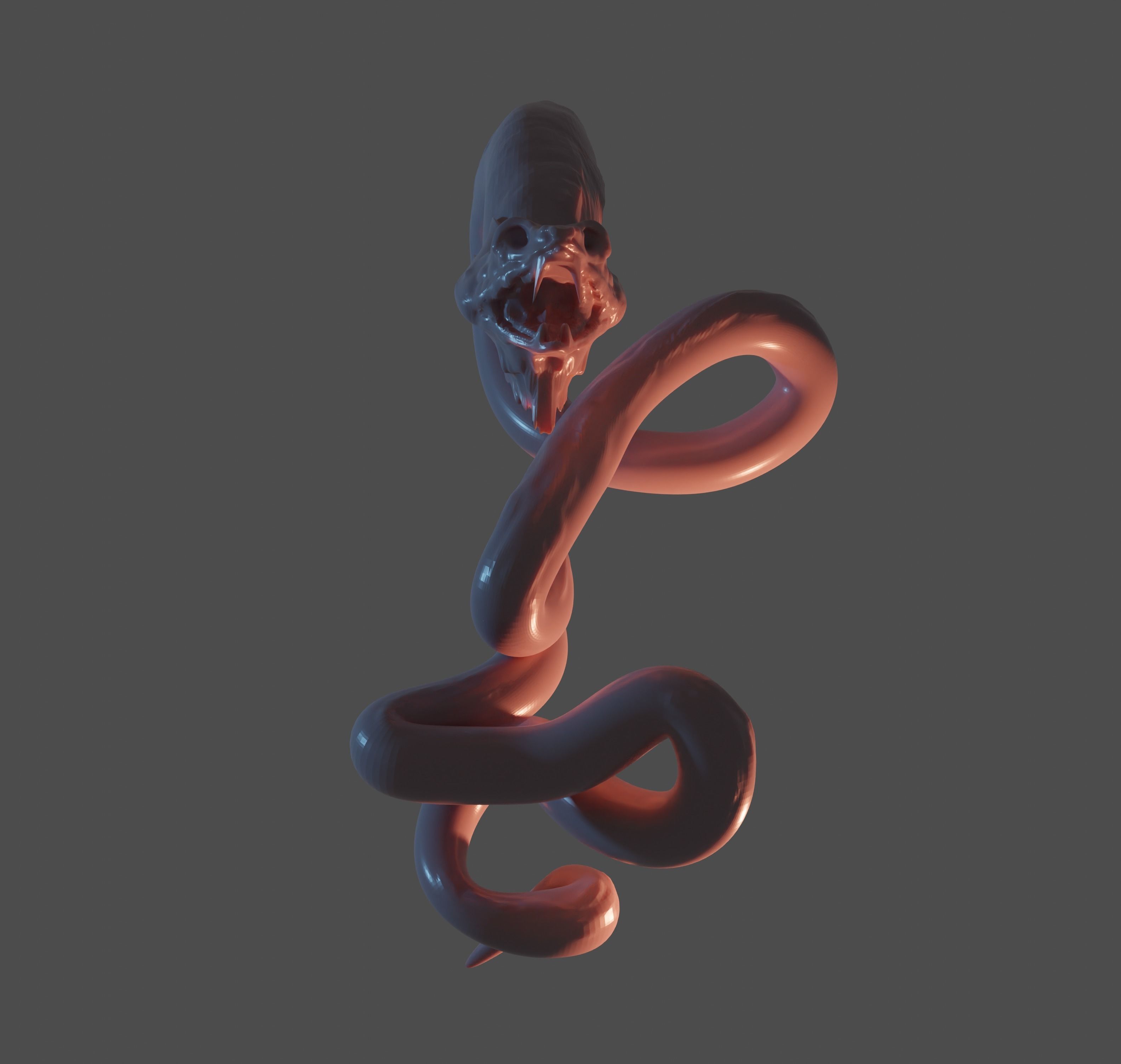 Stylized Snake Model 3D model | CGTrader