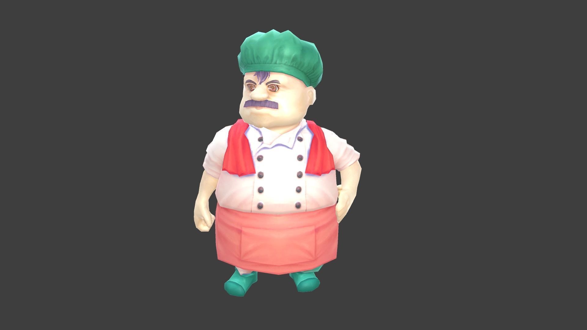 3D model Chefs VR / AR / low-poly | CGTrader