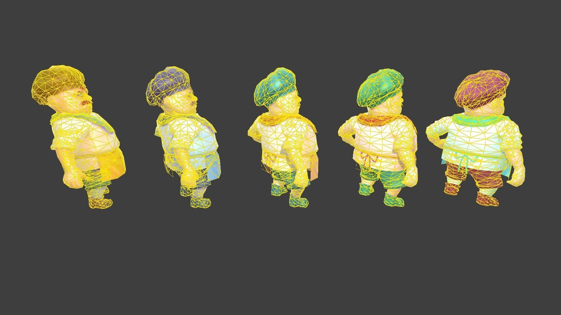 3D model Chefs VR / AR / low-poly | CGTrader