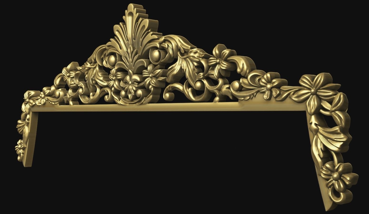 Luxury Bed Headboard for CNC router 3D model 3D printable | CGTrader