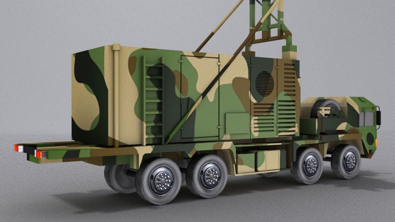 3D model TRML-3D camouflaged military vehicle VR / AR / low-poly | CGTrader