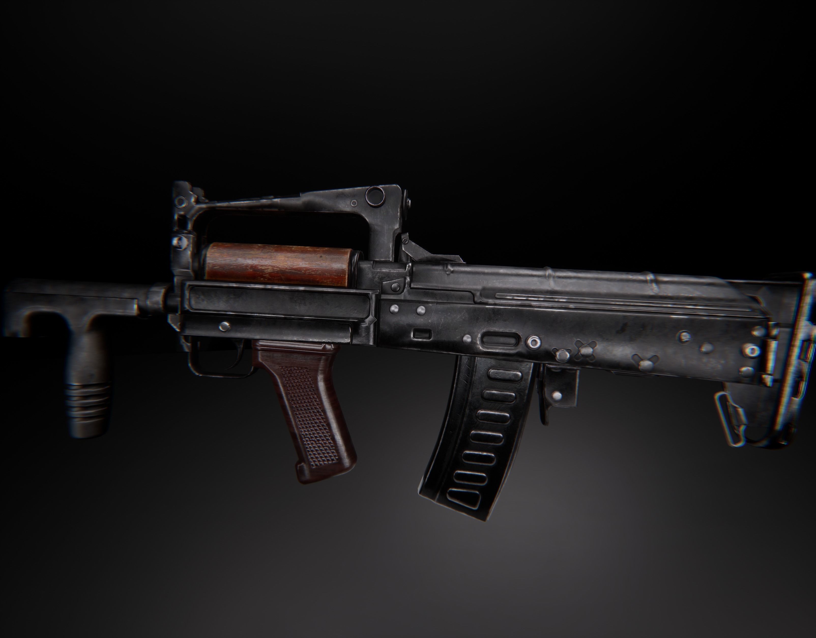 3D model AAA GROZA Game Ready PBR VR / AR / low-poly | CGTrader