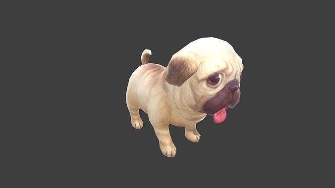 3D model Puppies VR / AR / low-poly | CGTrader