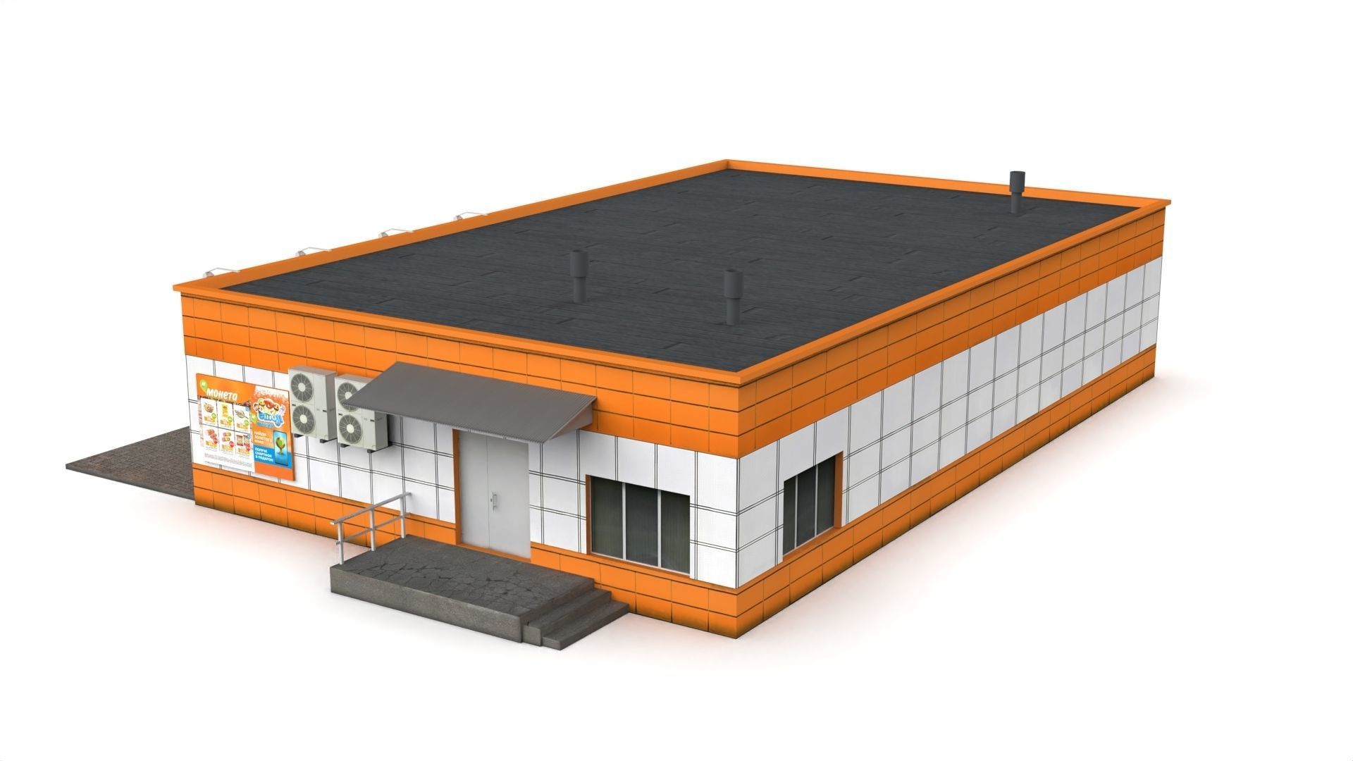3D model Grocery store VR / AR / low-poly | CGTrader