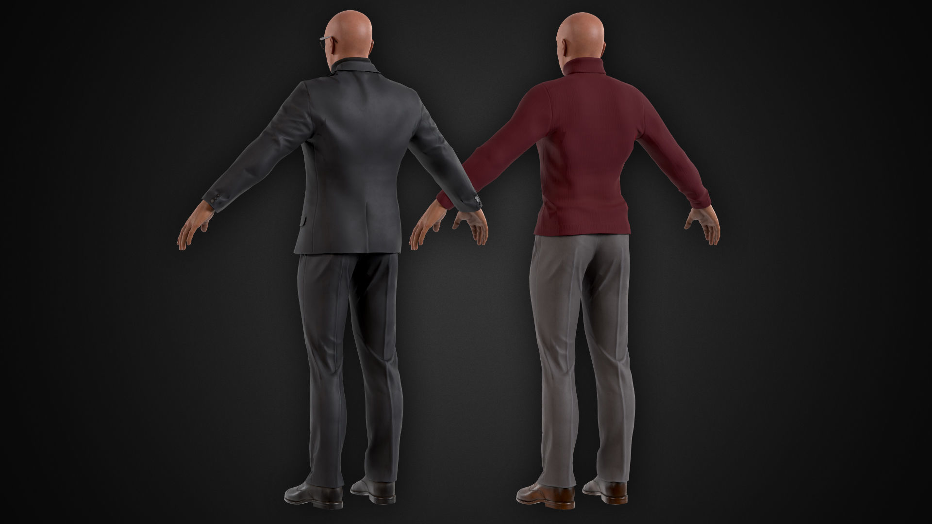 3D model Man in Suit VR / AR / low-poly | CGTrader