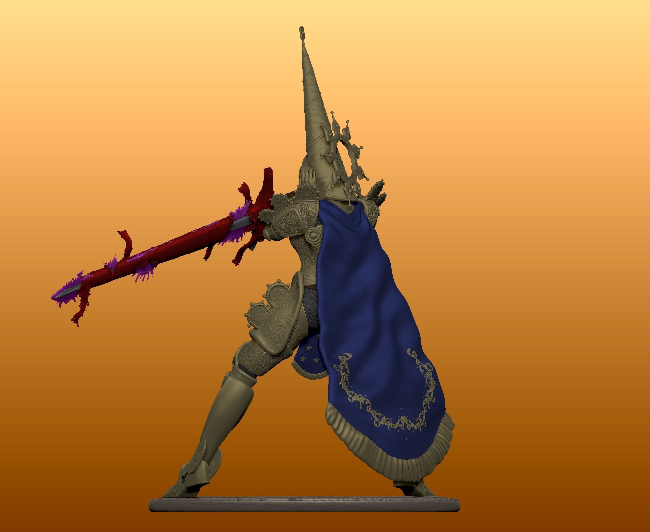 Crisanta in penance from Blasphemous 3D model 3D printable | CGTrader