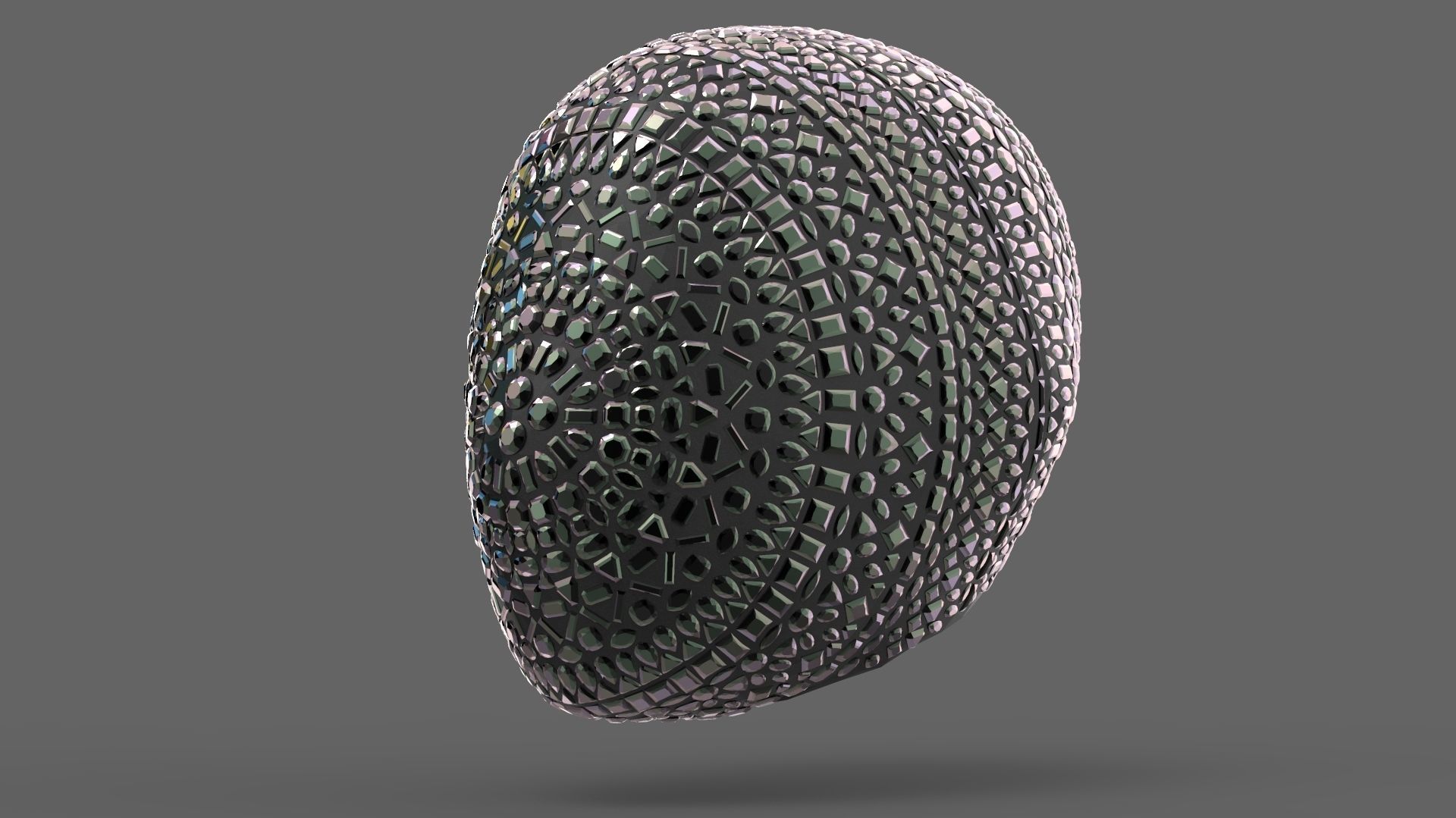 Diamond Hood Mask Margiela style 3D model | CGTrader