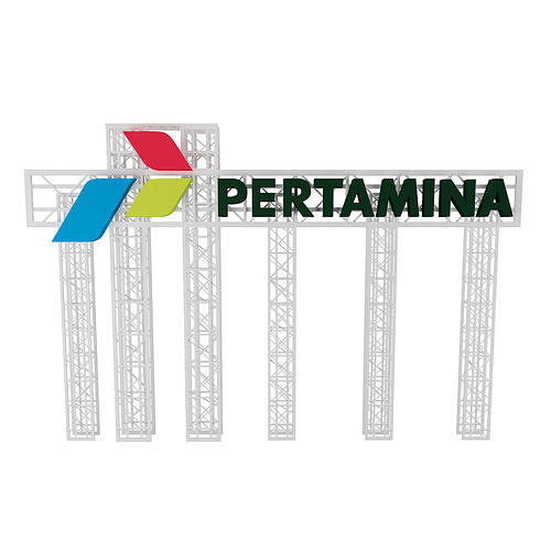 3D model Pertamina Logo VR / AR / low-poly | CGTrader