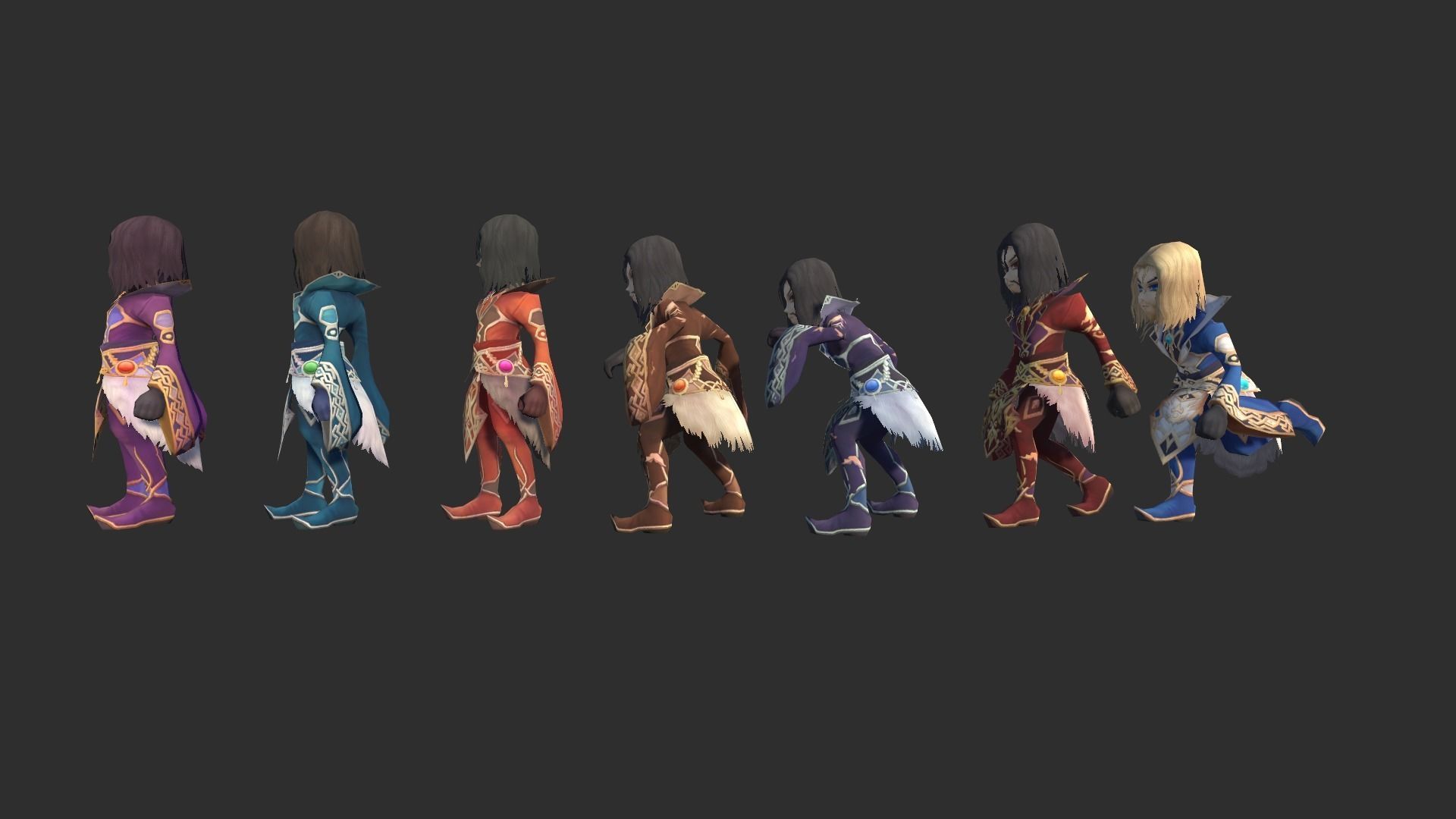 3D model Male Wizards VR / AR / low-poly | CGTrader