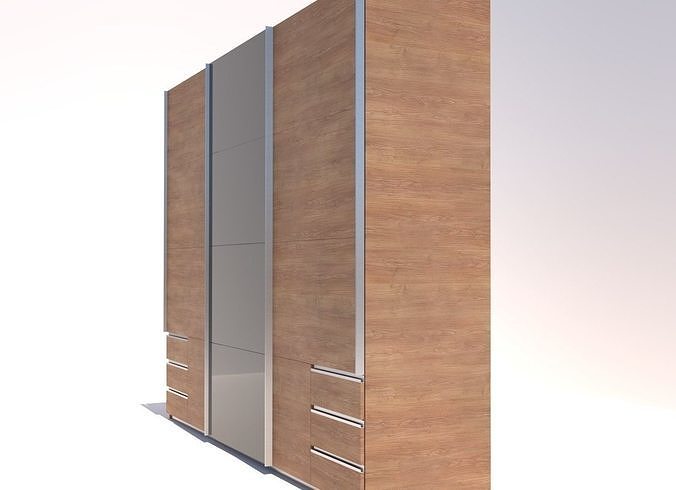 Modern Wardrobe 3D model 3D model | CGTrader