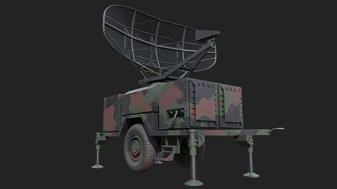 3D model Military Air Radar VR / AR / low-poly | CGTrader