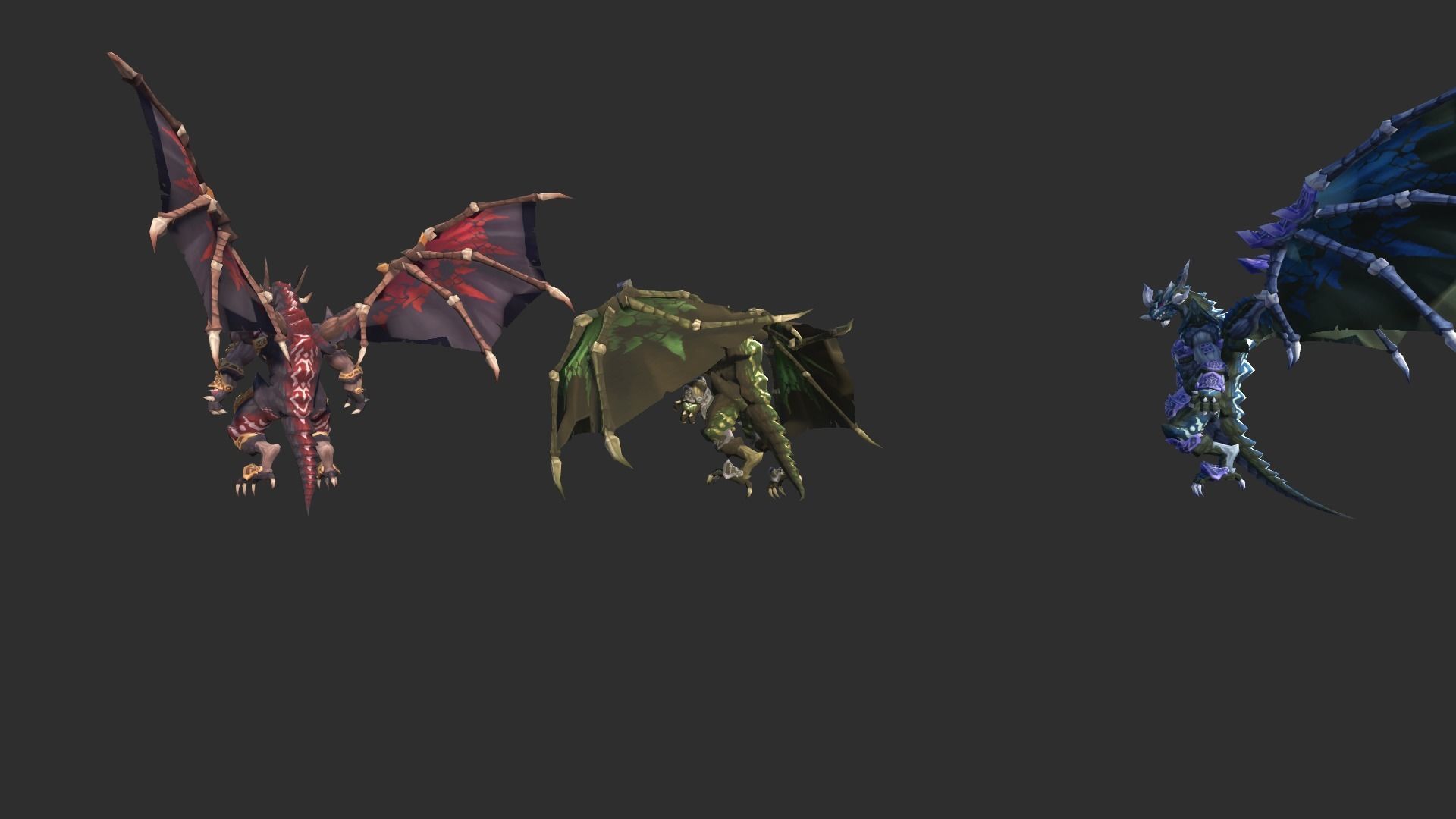 3D model Dragons VR / AR / low-poly | CGTrader