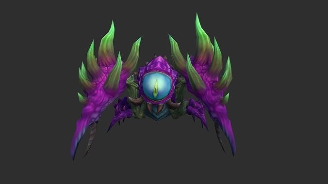 3D model Alien Spiders VR / AR / low-poly | CGTrader