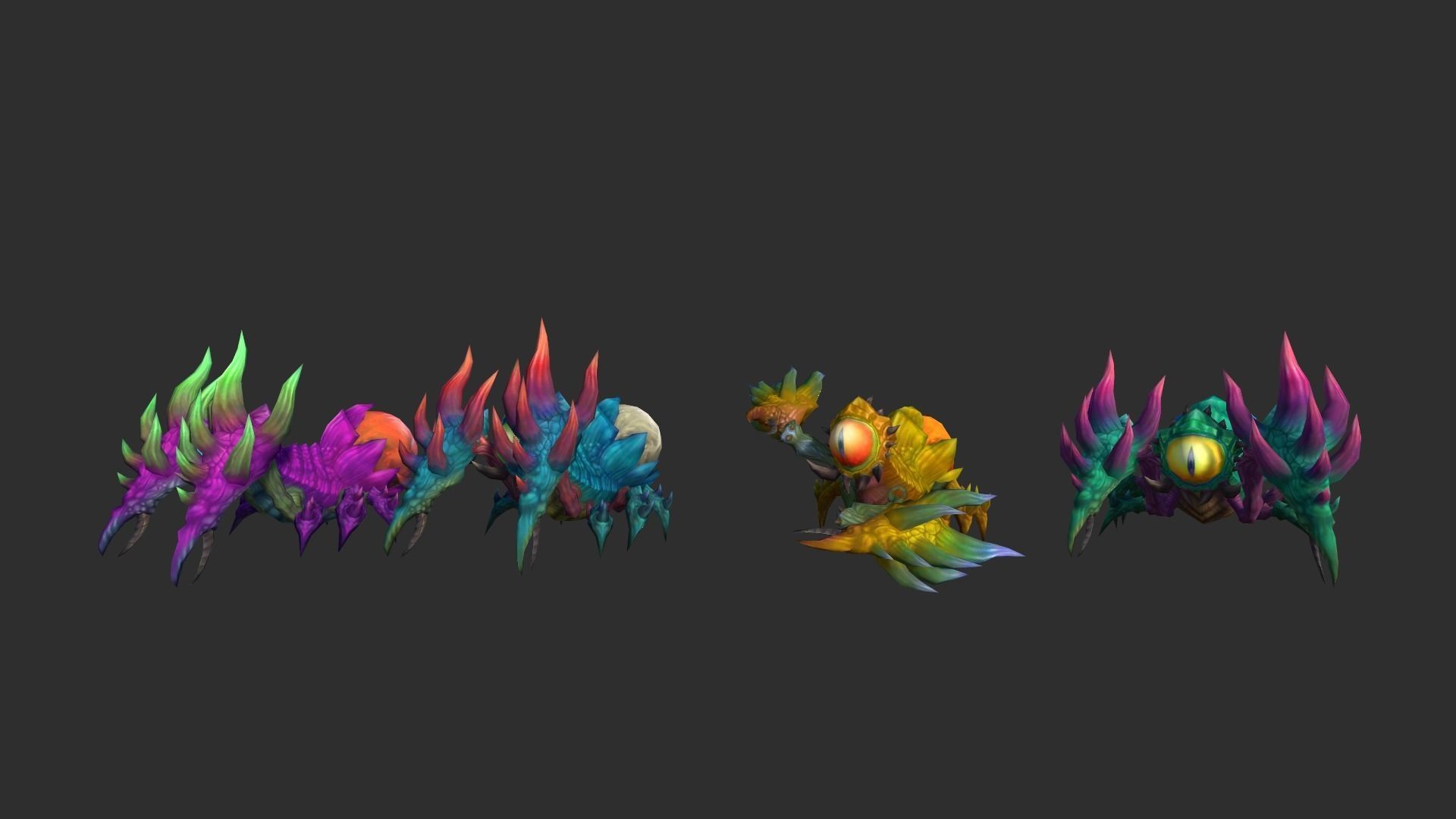 3D model Alien Spiders VR / AR / low-poly | CGTrader