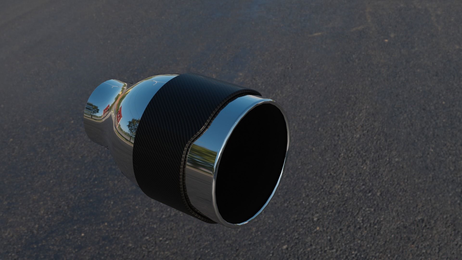 Blitz tail pipe free 3D model | CGTrader