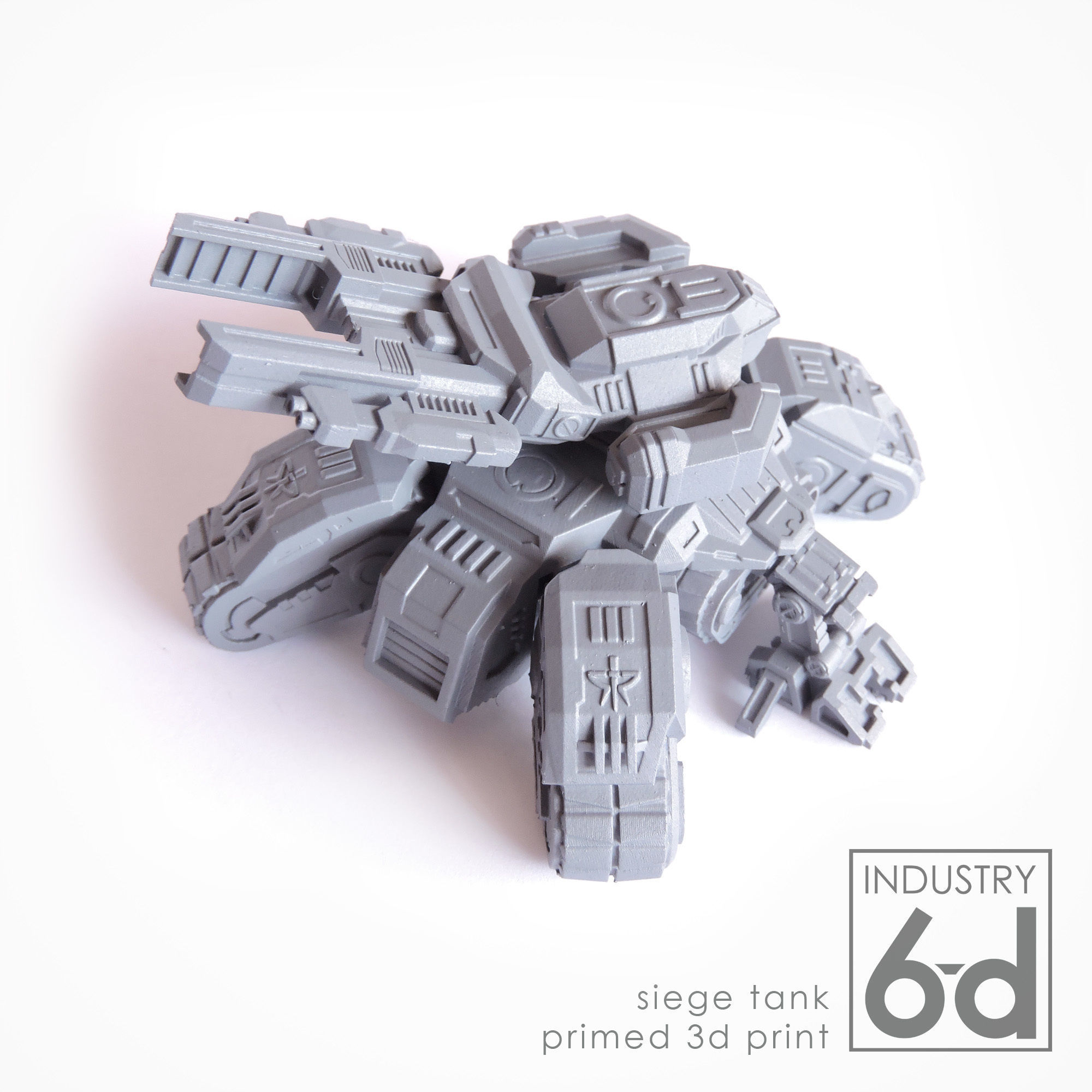 Siege Tank 3D model 3D printable | CGTrader