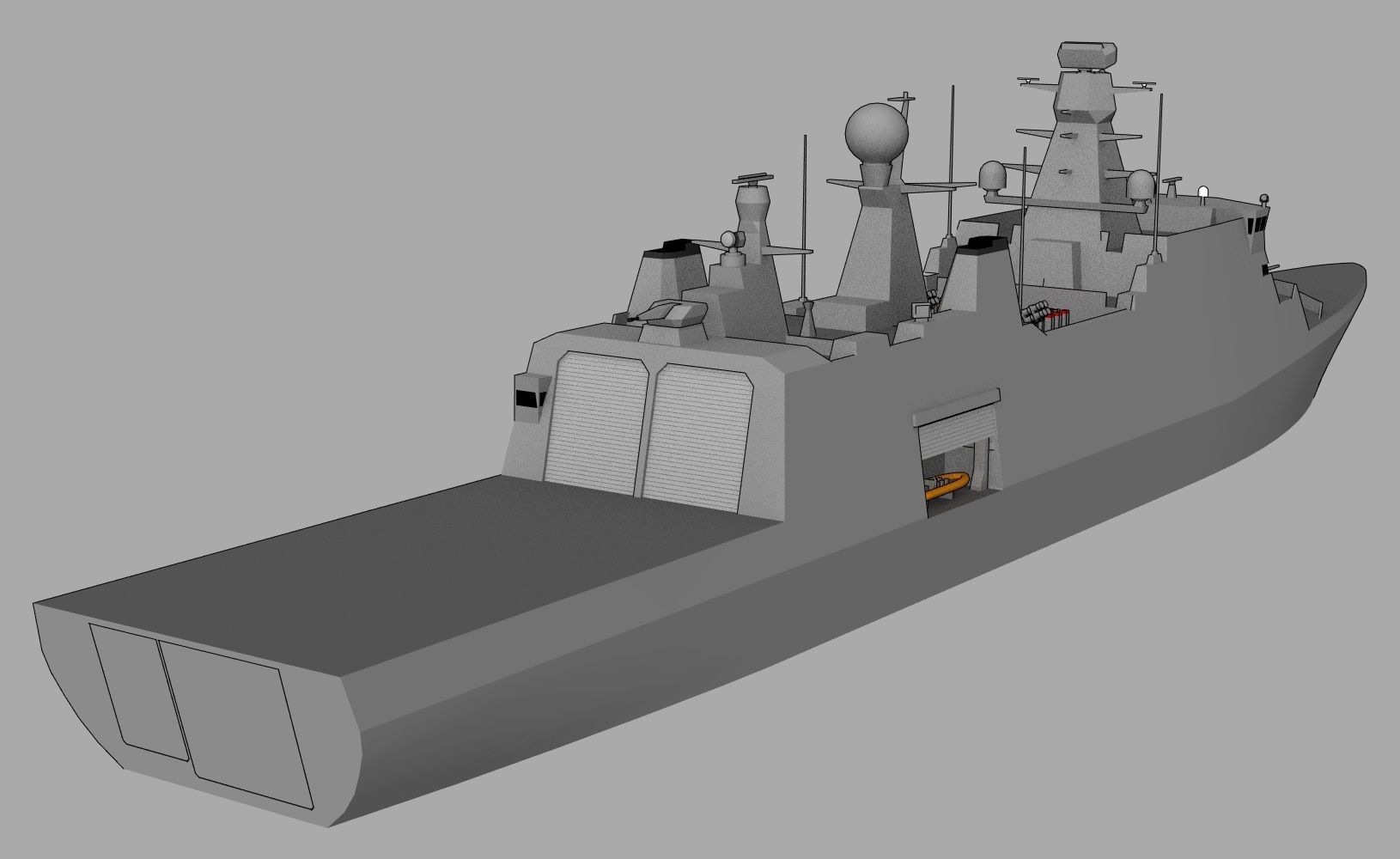 3D model FFG Absalon class VR / AR / low-poly | CGTrader