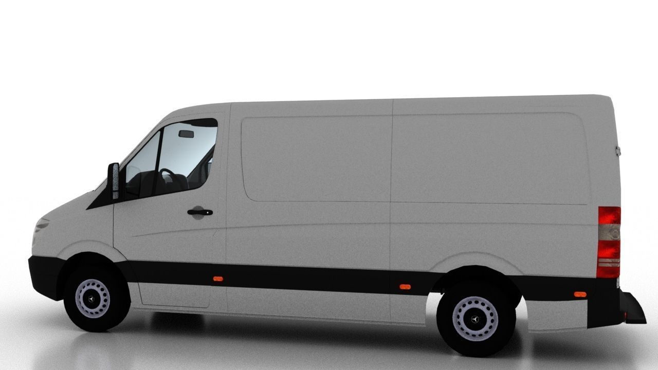 Mercedes Benz Sprinter L2H1 2009 Cargo EU 3D model | CGTrader
