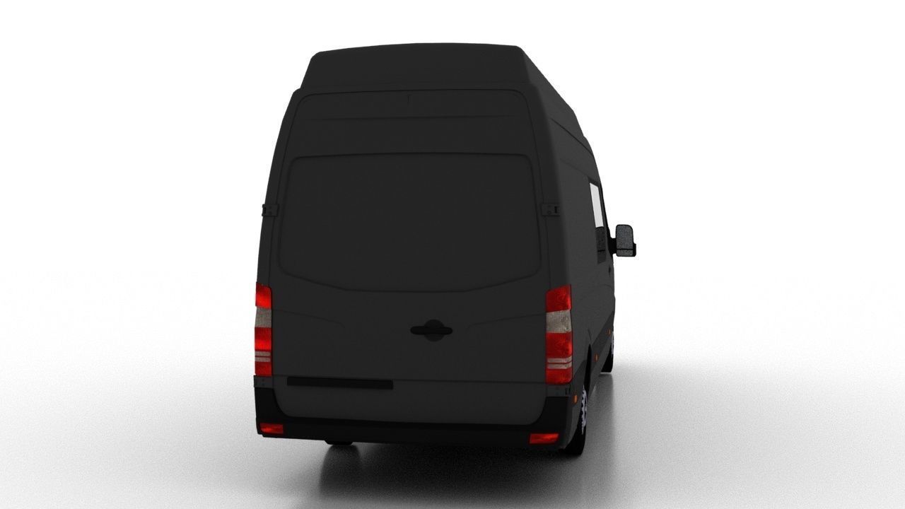Mercedes Benz Sprinter L3H3 2009 Crew Van UK 3D model | CGTrader