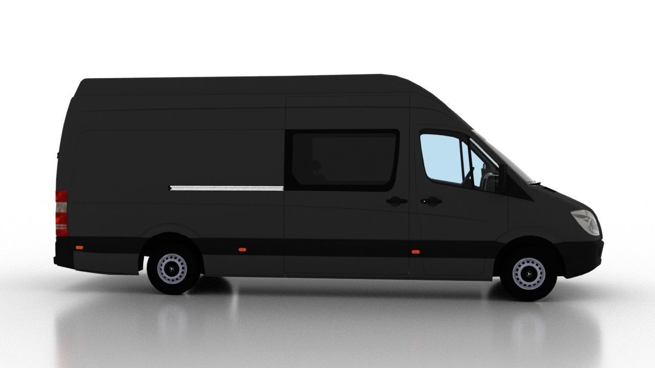 Mercedes Benz Sprinter L3H3 2009 Crew Van EU 3D model | CGTrader