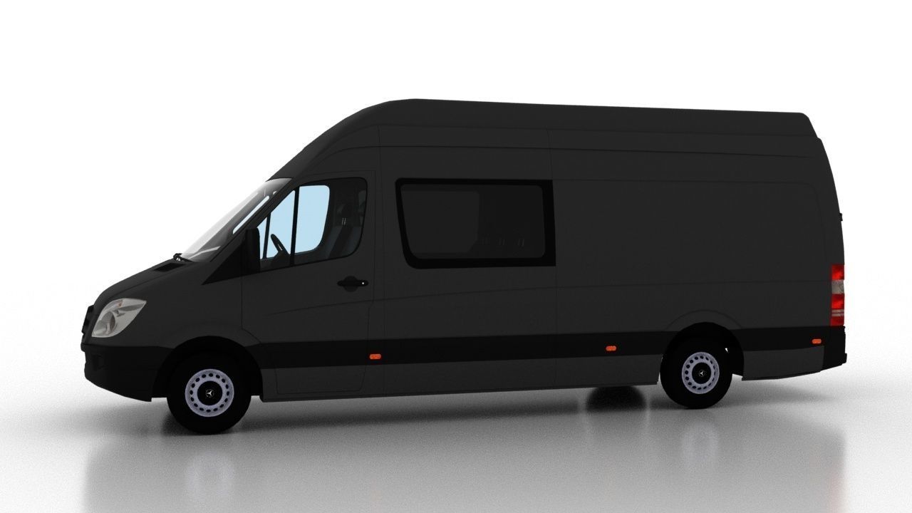 Mercedes Benz Sprinter L3H3 2009 Crew Van EU 3D model | CGTrader