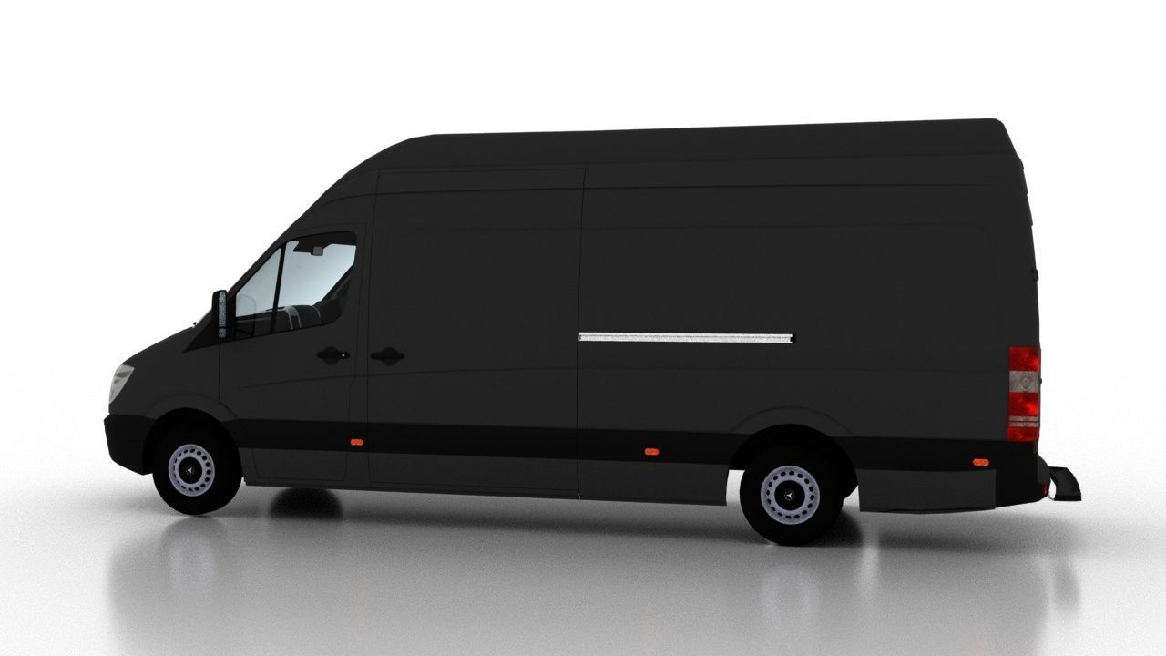 Mercedes Benz Sprinter L3H3 2009 Cargo UK 3D model | CGTrader