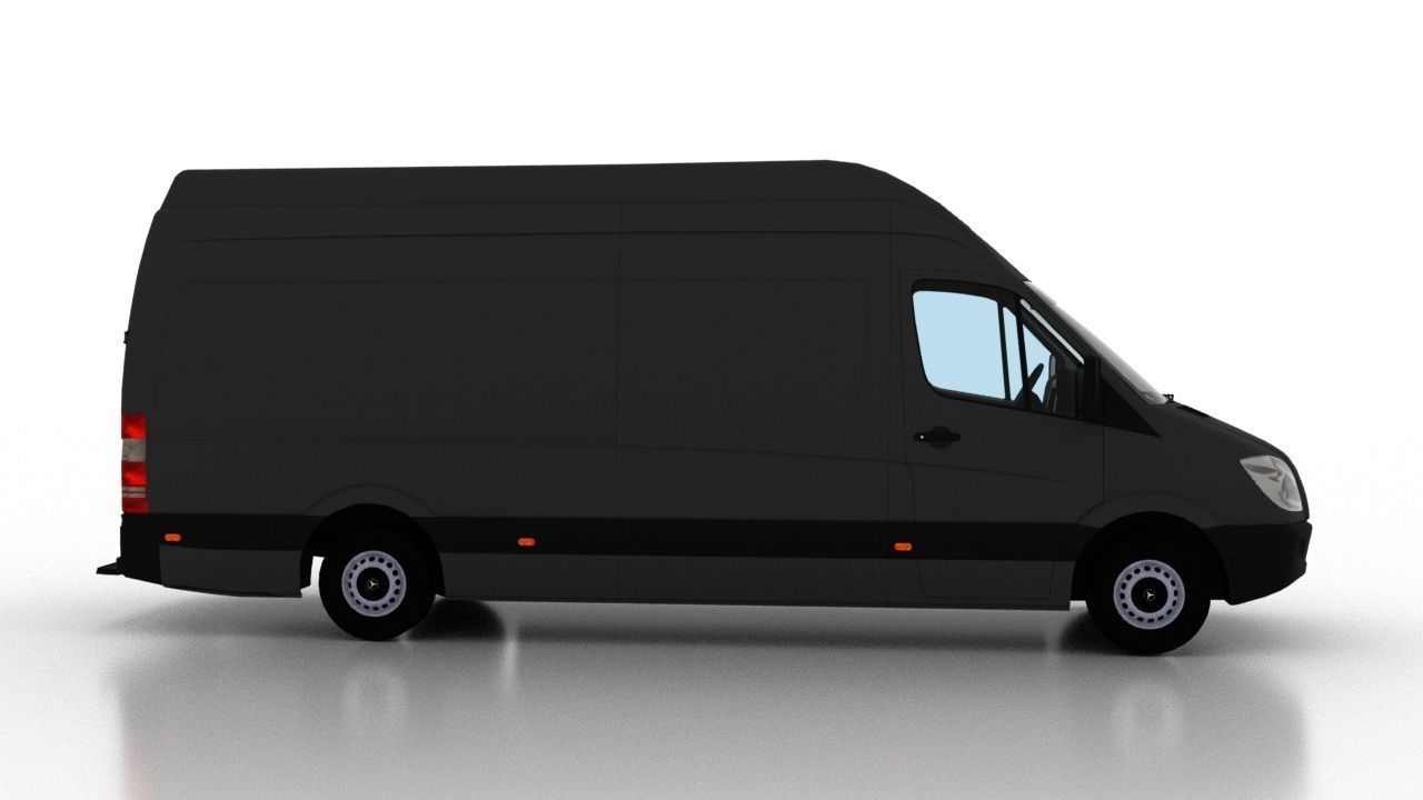 Mercedes Benz Sprinter L3H3 2009 Cargo UK 3D model | CGTrader