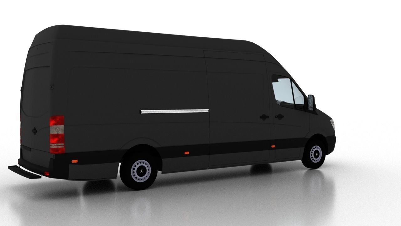 Mercedes Benz Sprinter L3H3 2009 Cargo EU 3D model | CGTrader