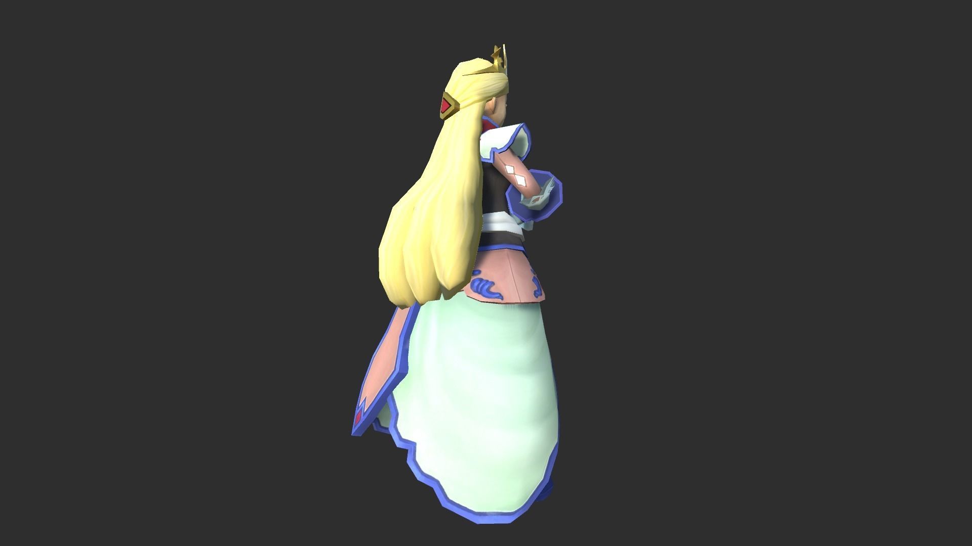 3D model Anime Princess VR / AR / low-poly | CGTrader