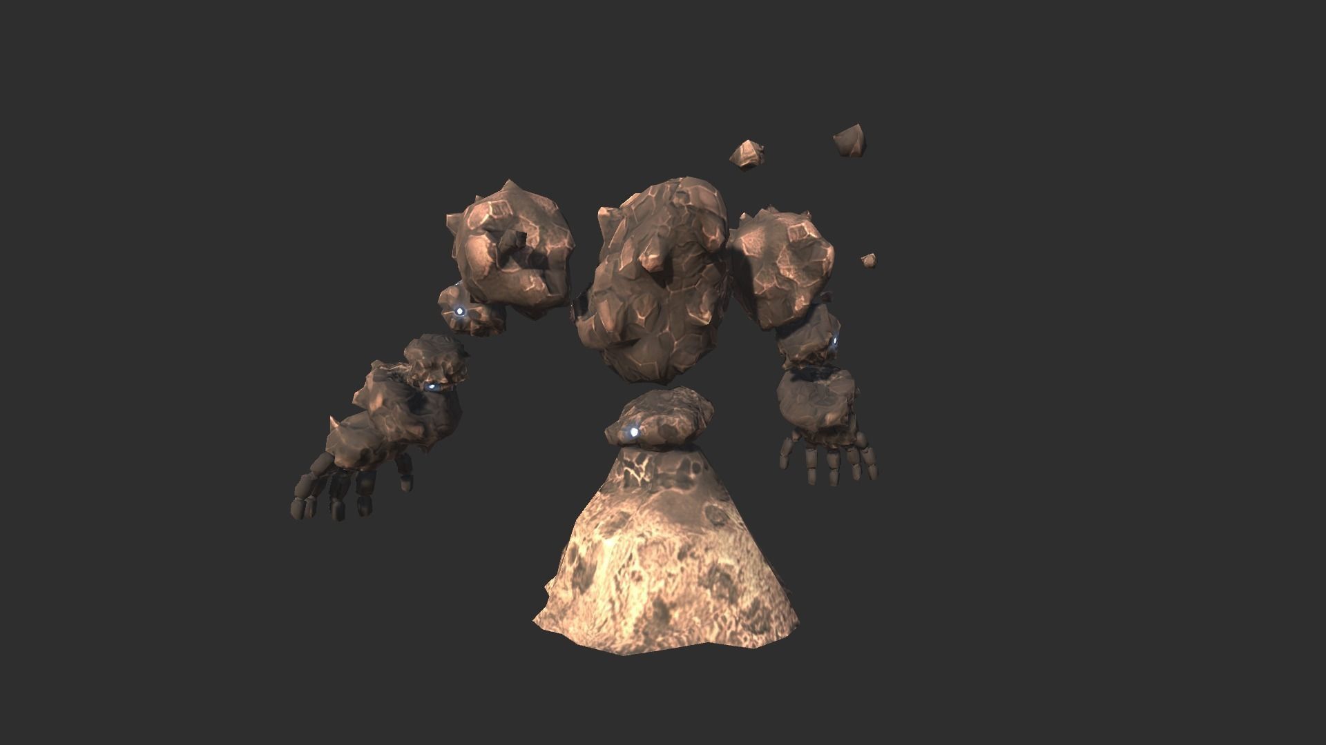 3D model Anime Golem VR / AR / low-poly | CGTrader
