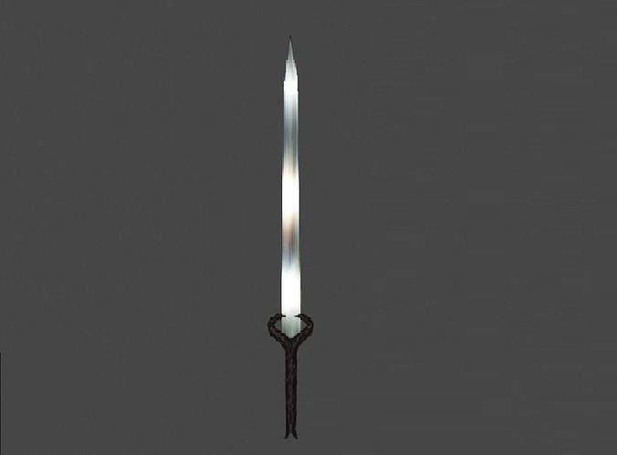 sword free 3D model animated | CGTrader
