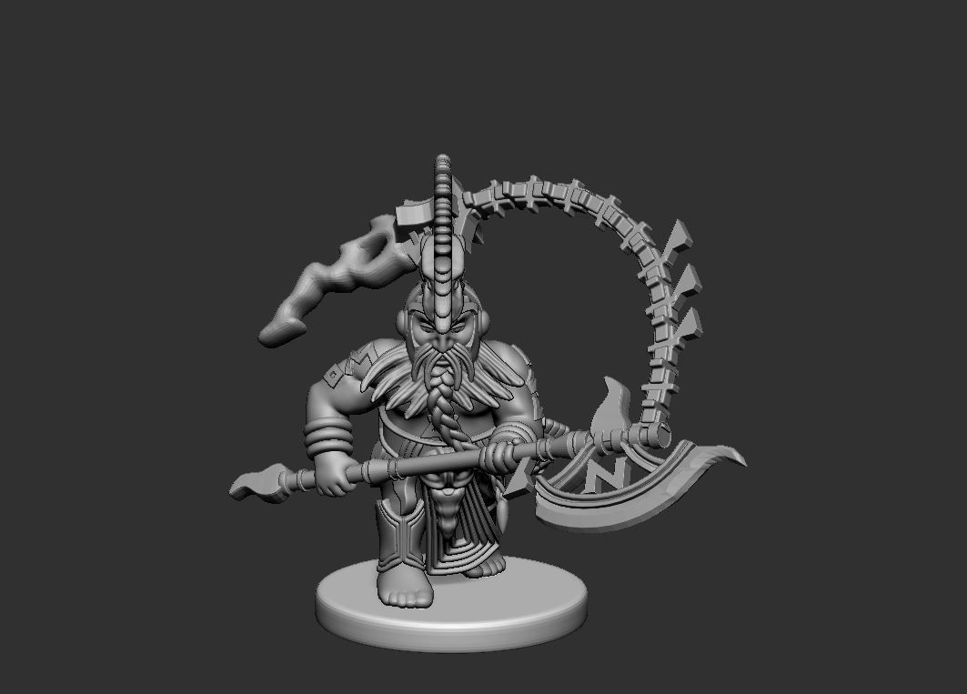 Dwarf Fyreslayers 3D model 3D printable | CGTrader