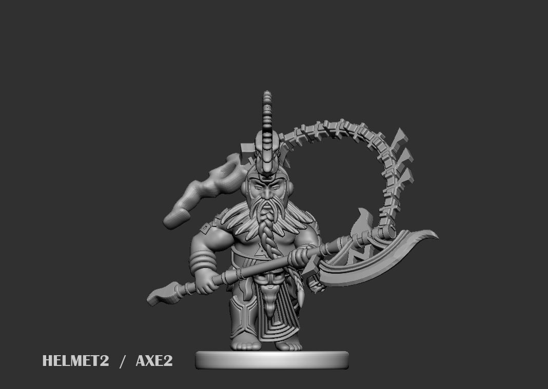 Dwarf Fyreslayers 3D model 3D printable | CGTrader
