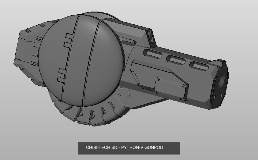 CHI TECH SD GUNPODS 1 COLLECTION | CGTrader
