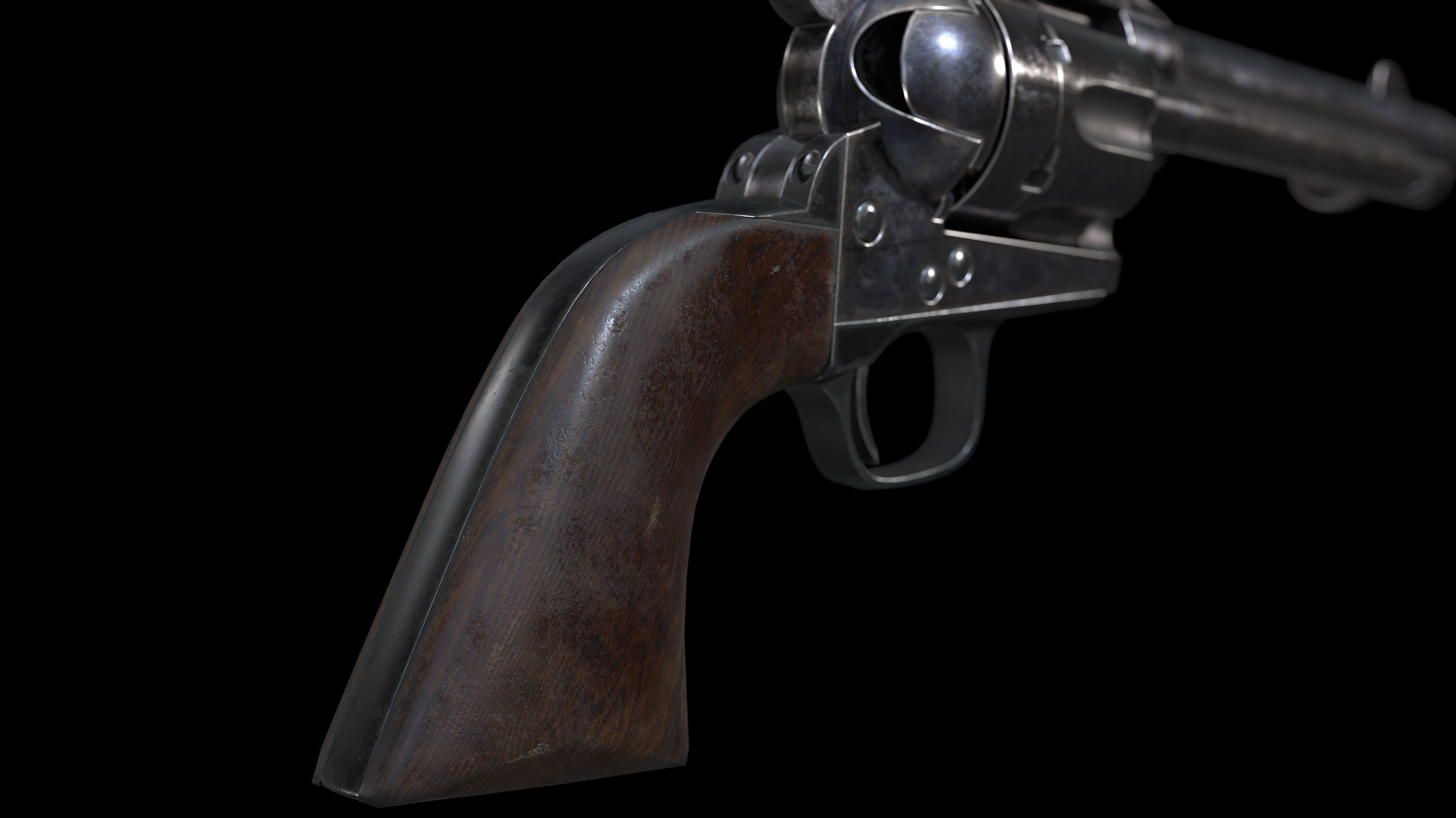 Colt Single Action Army 3D model | CGTrader
