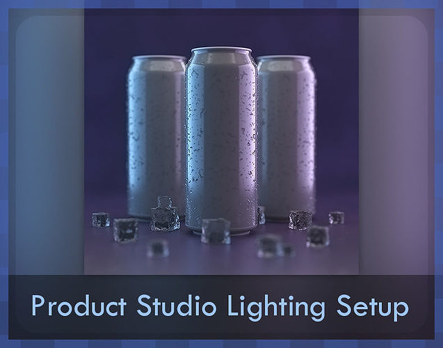 Product Studio Lighting Setup 3D model | CGTrader
