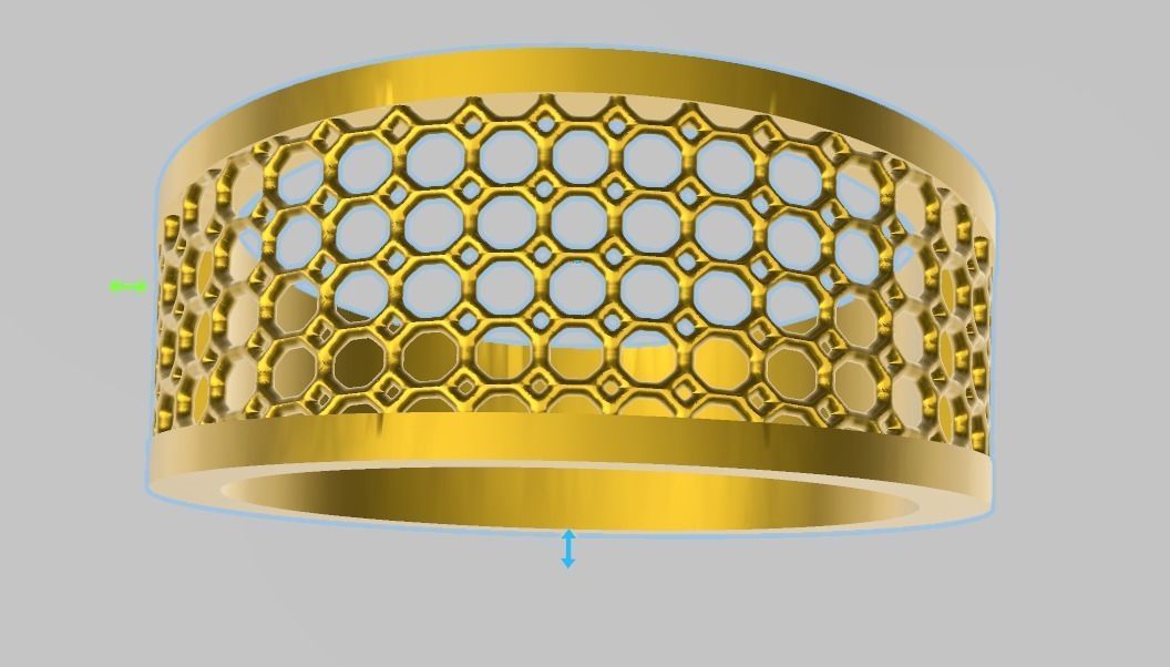 contemporary jali ring stl verified 3D model 3D printable | CGTrader