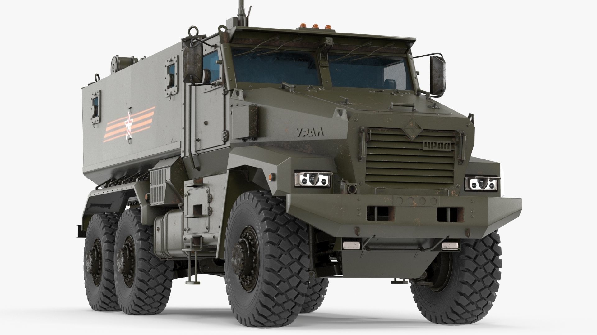 Ural Typhoon 3D model | CGTrader