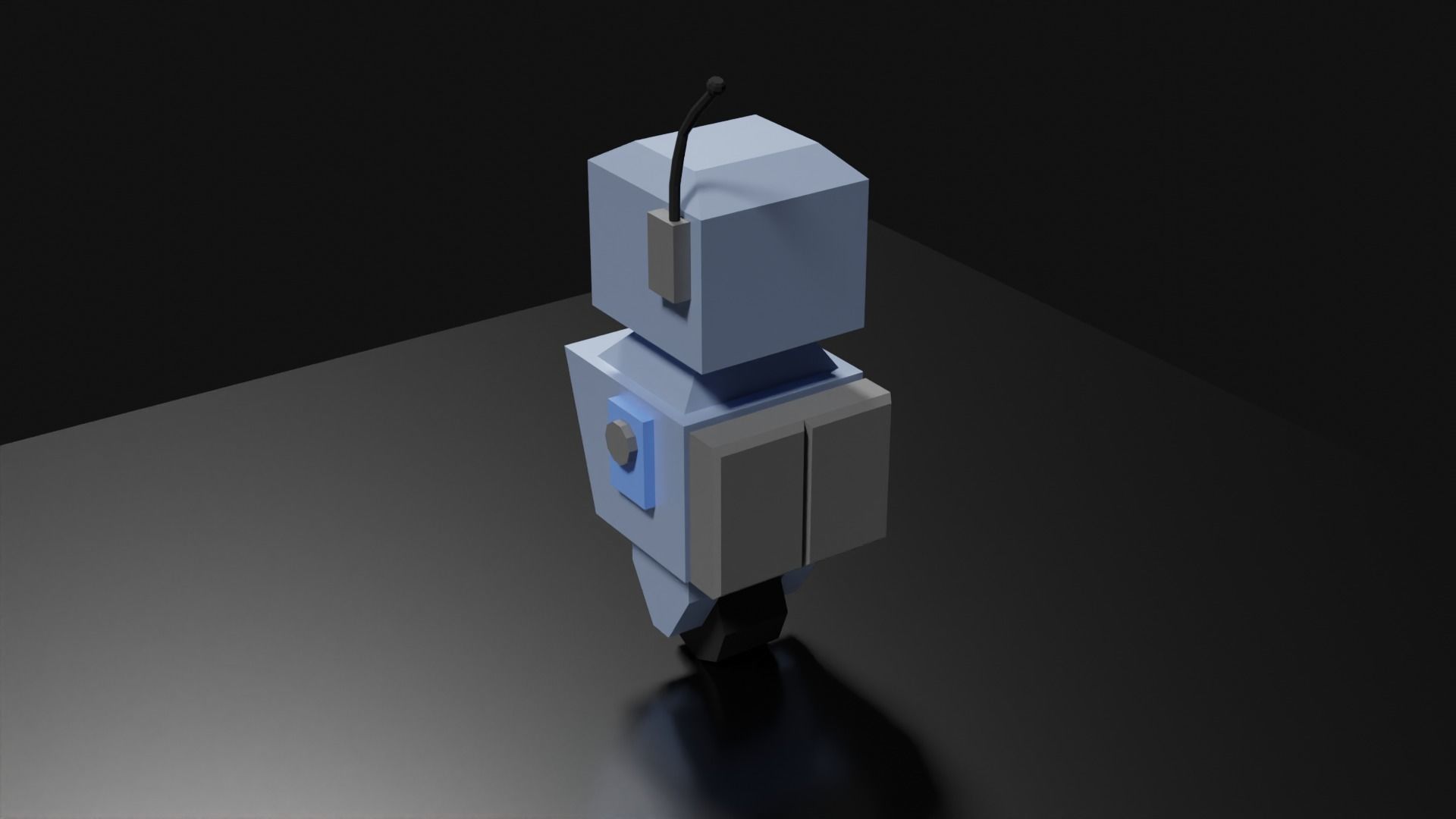 3D model Lowpoly Supporter Robot VR / AR / low-poly | CGTrader