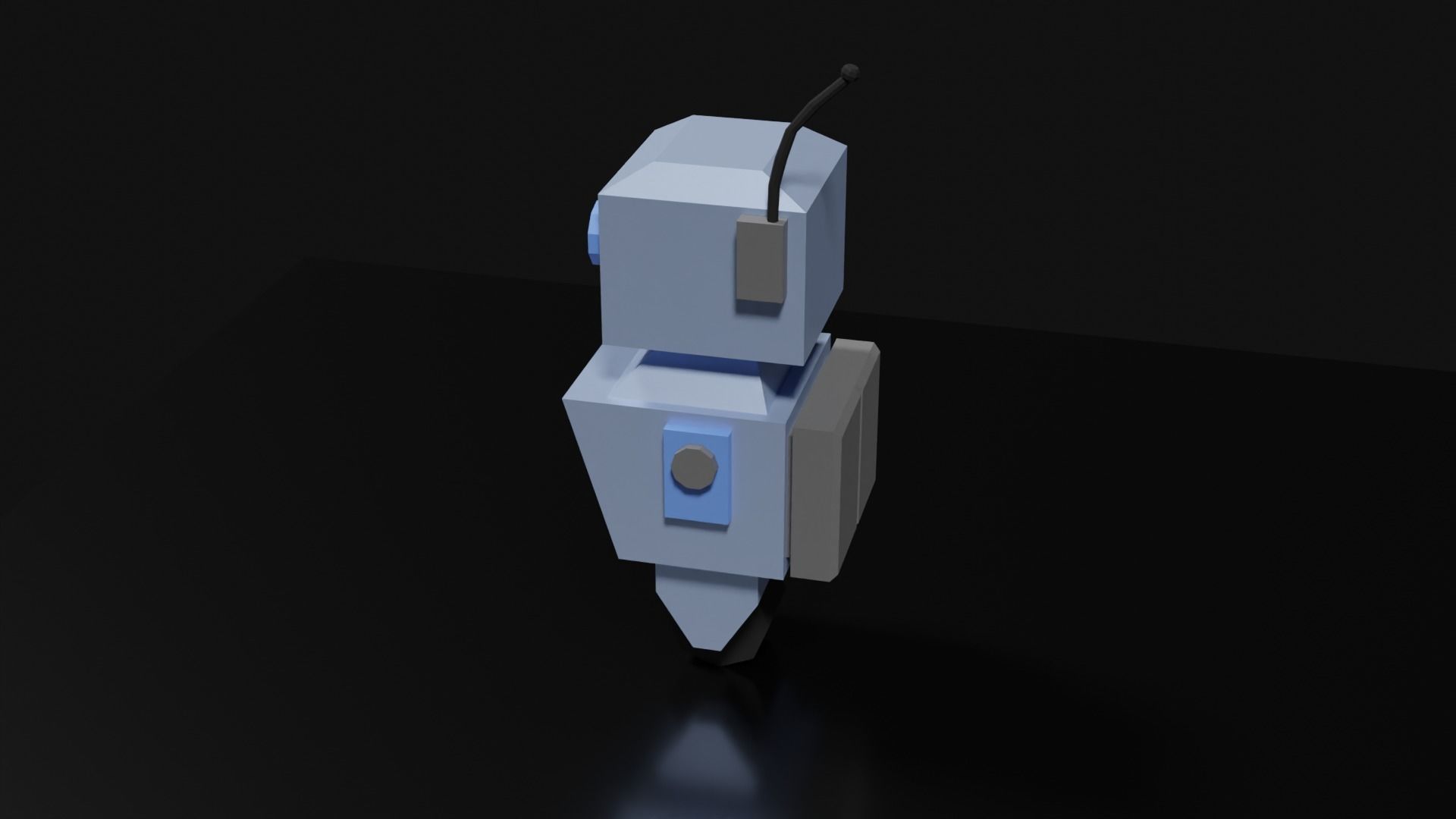 3D model Lowpoly Supporter Robot VR / AR / low-poly | CGTrader