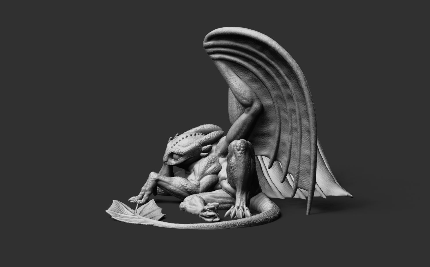 Night Fury 3D model 3D printable | CGTrader